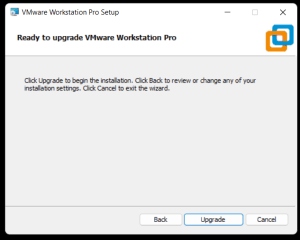 Updating VMware Workstation 17 to 25H2 « vmexplorer